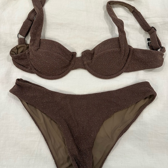 Vetchy | Swim | Vetchy Laguna Bikini Set Gold | Poshmark